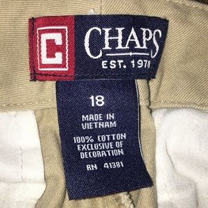Chaps | Bottoms | Chaps Brand Boys Khaki Pants Size 8 Flat Front | Poshmark